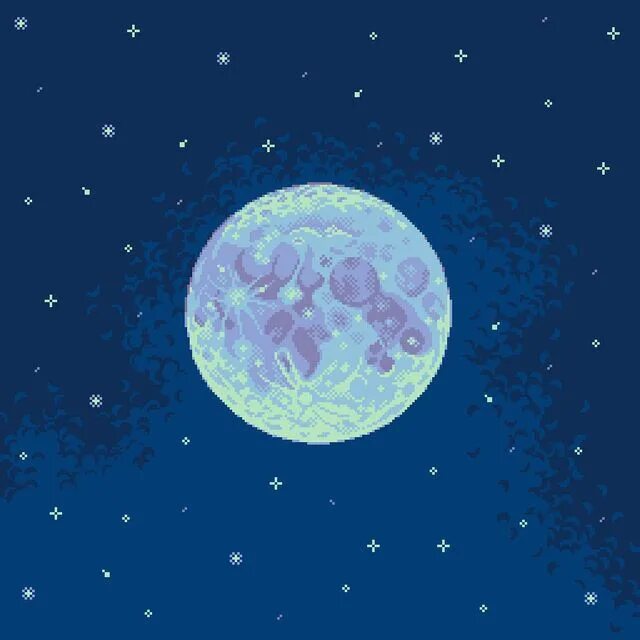 Pixel moon: фотографии в высоком качестве